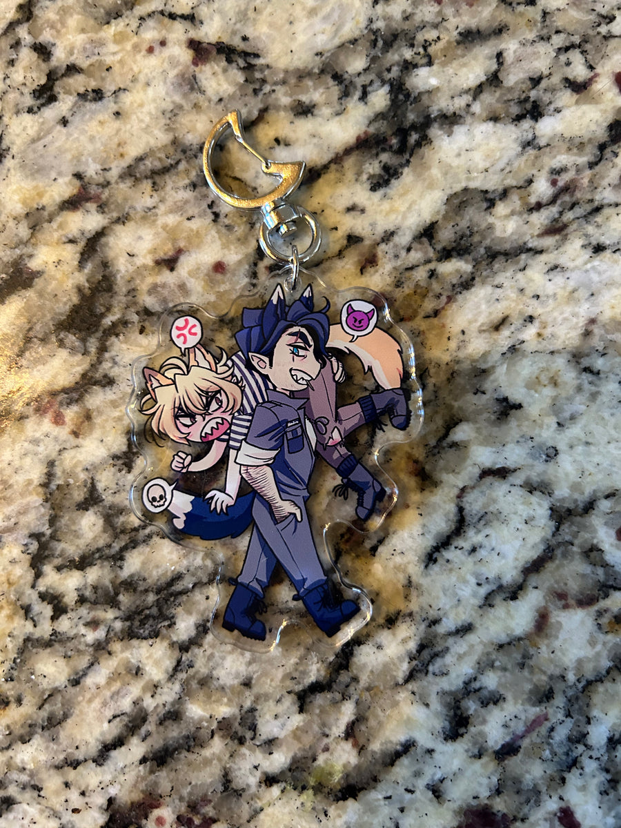 The Hunt Hendrey/Cash Carry Standee and Keychain – misslucidcomics